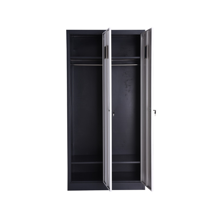 Bedroom Furniture 2 Door Metal Clothes Lockers Minno Office Furniture
