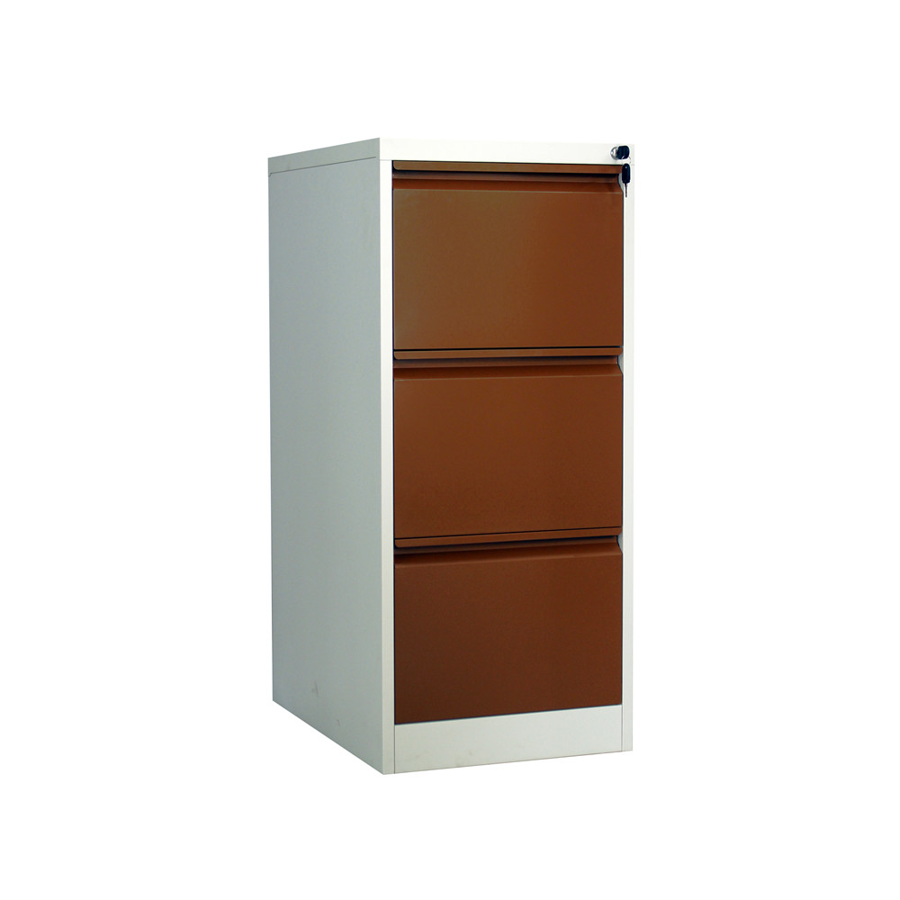 Steel Office Furniture Vertical Drawer Cabinet 3 Drawer Filing Cabinet ...