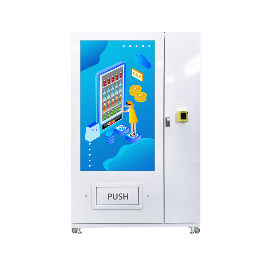 55 inch touch screen snack drink vending machine with card reader ...